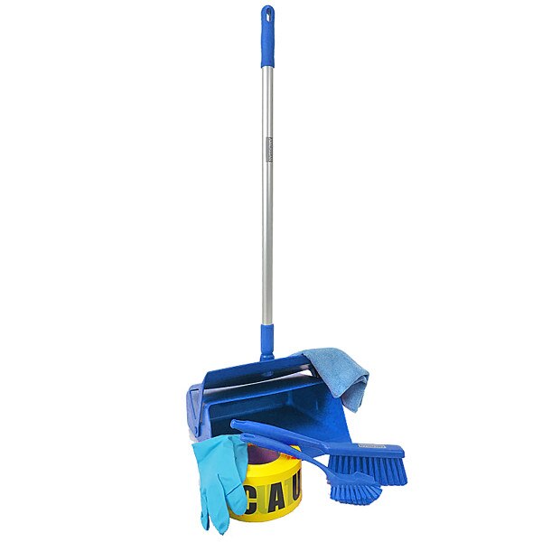 Glass Breakage Incident Clean Up Kit, Blue - K80700/B